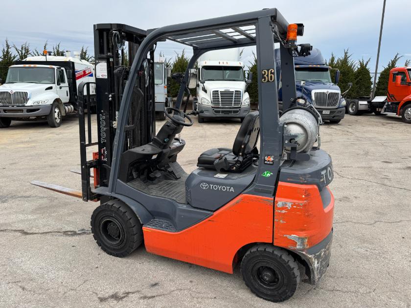 2021 Toyota 8FGU18 propane forklift - Commercial Capital Company, LLC