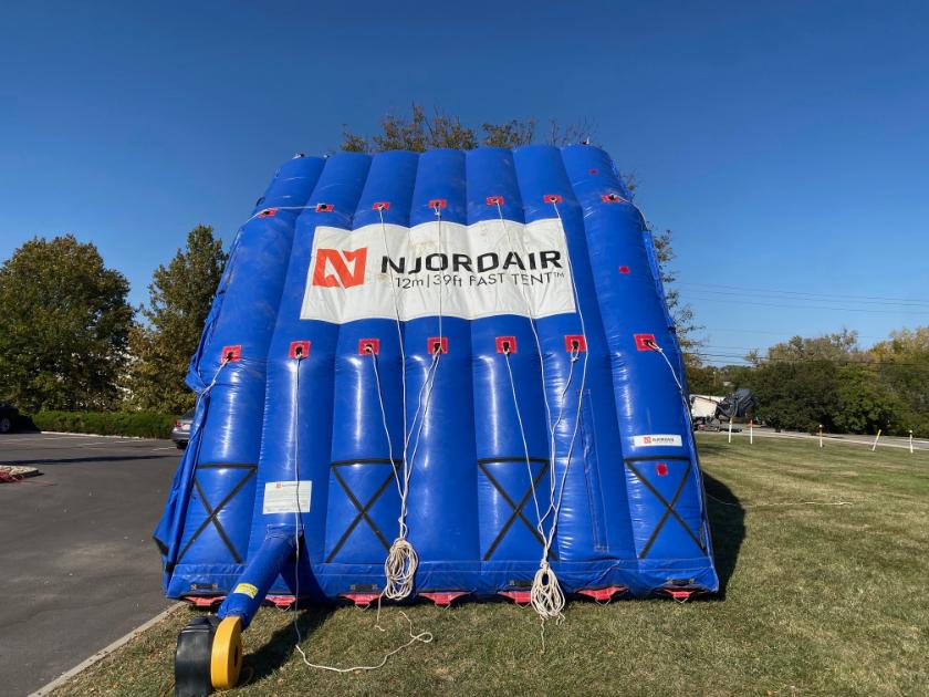 Njordair Fast Tent Air Beam Building - Commercial Capital Company, LLC